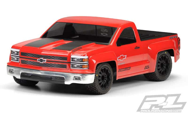 Pro-Line Racing Clear Body, Chevy Silverado Pro-Touring: 1/10 PRO-2 SC ...