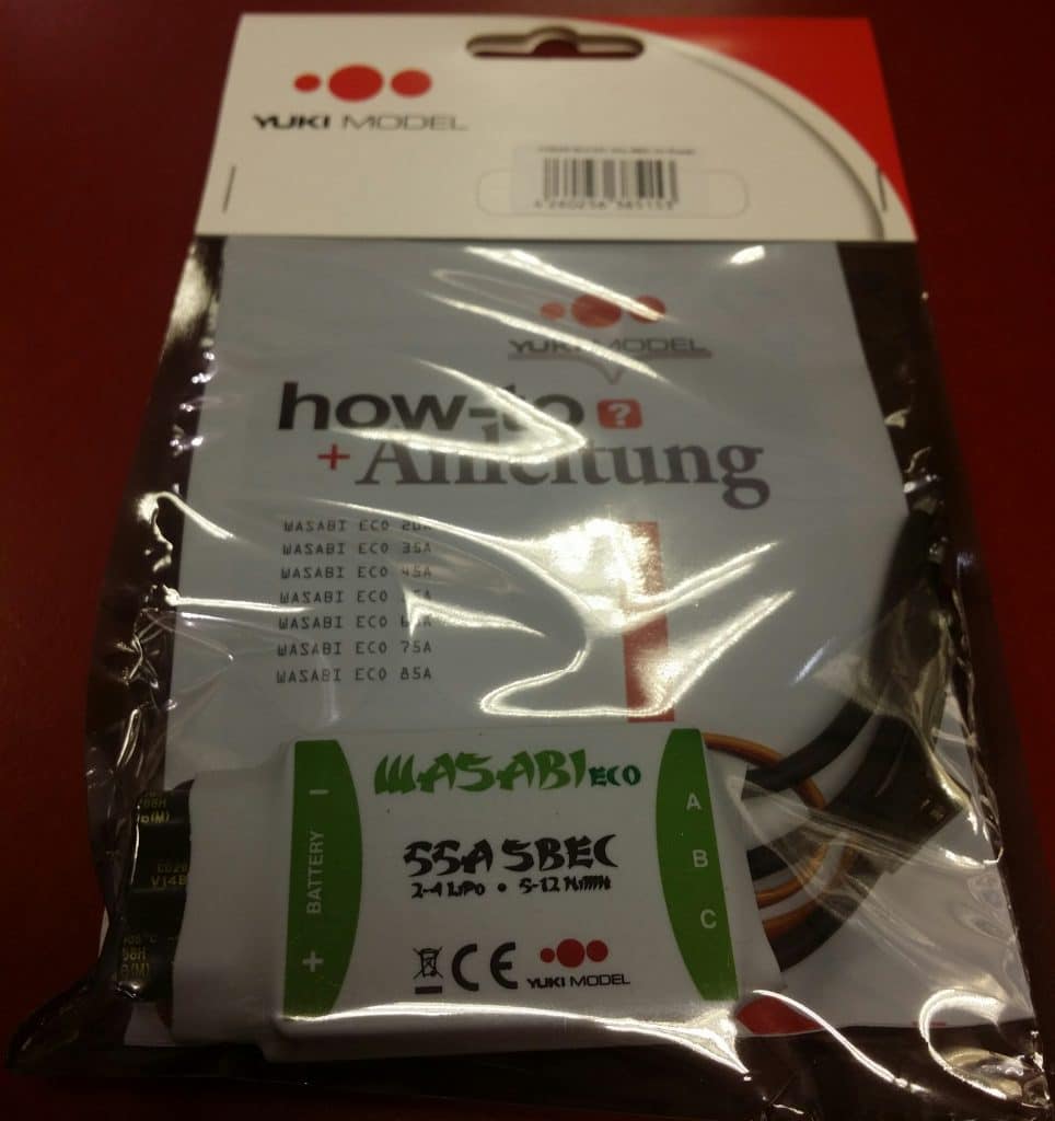 Wasabi Eco BL ESC-55A BEC 3A - Hobma Modelbouw B.V.