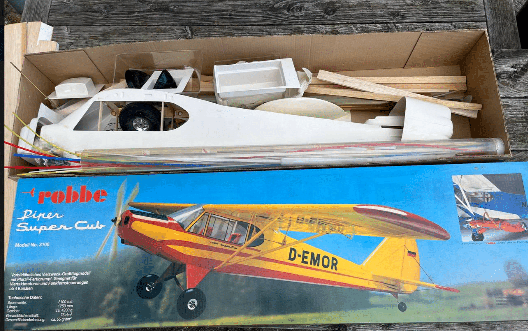Robbe 3106 Piper Super Cub 80s 2.1m Spw + robbe 3000 Charly - Hobma ...